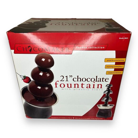 Chocomaker | Kitchen | Nib Chocomaker Chocolate Fountain Fondue Dessert ...